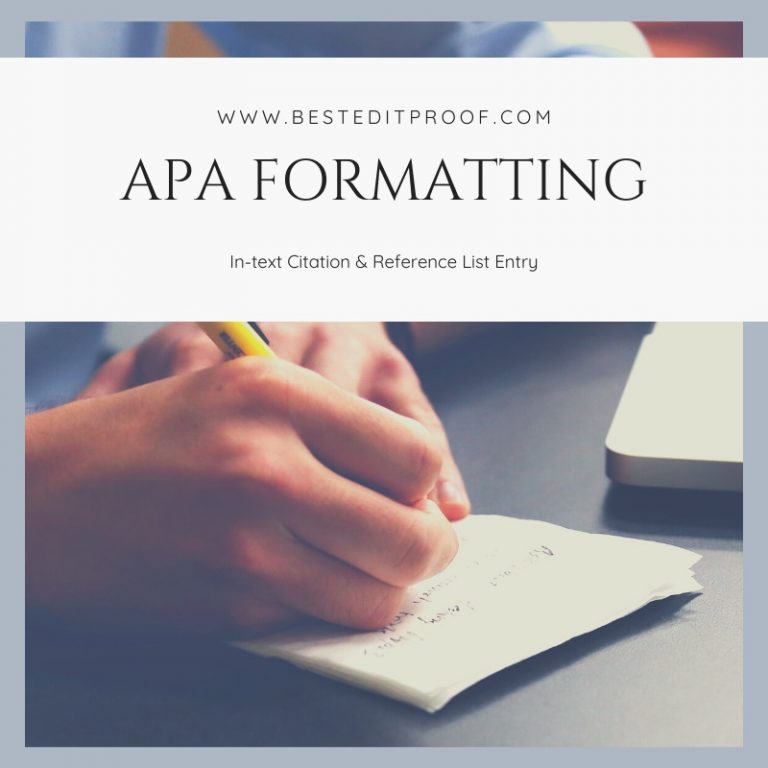 APA Formatting Guide for Academic Manuscripts - English Editing and ...